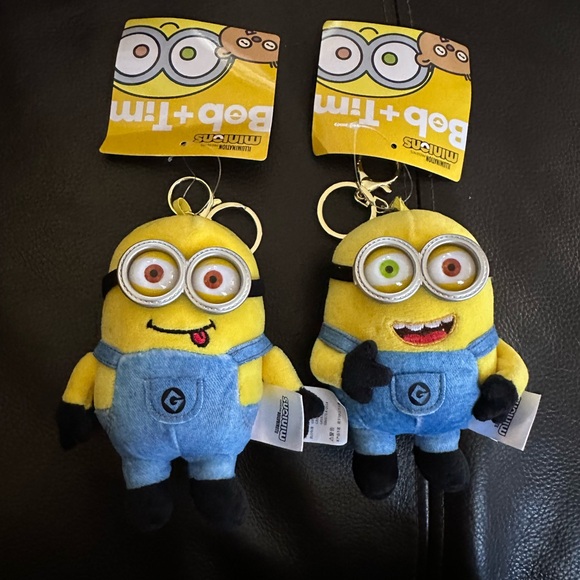 Accessories | Minions Plush Keychain Set | Poshmark